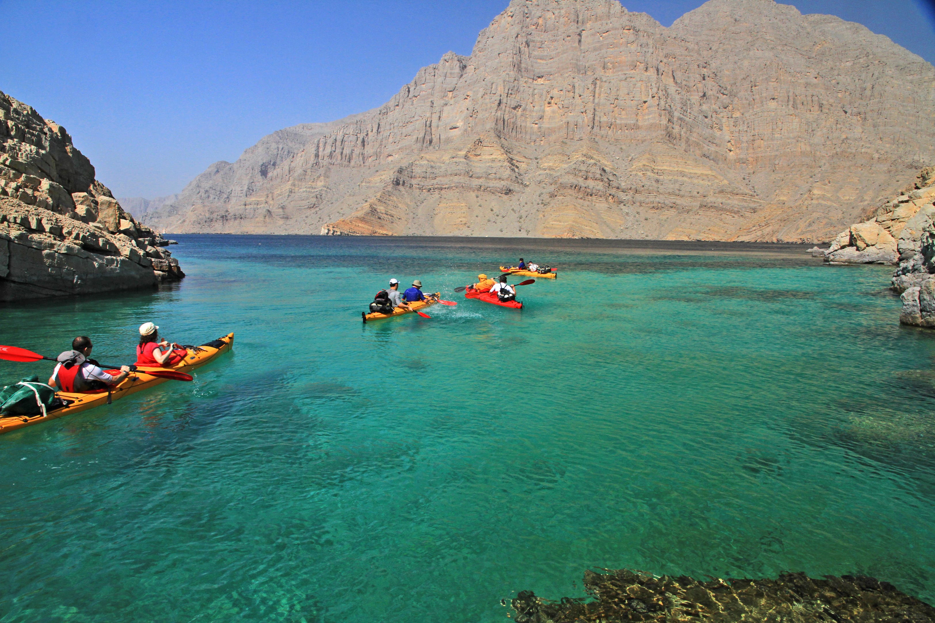 Kayak et randonnée à Oman - Musandam