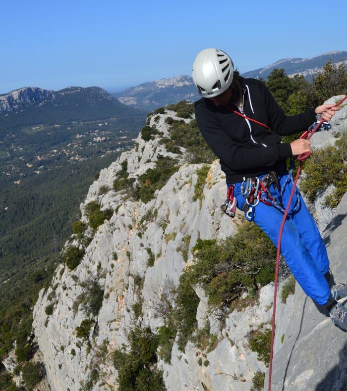 Escalade falaise - séjour à Le Verdon - UCPA